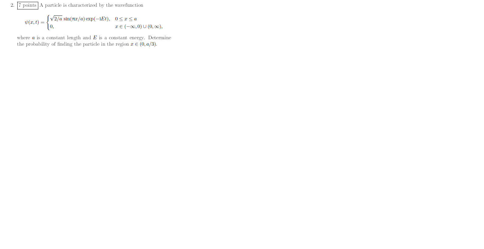 Solved points A particle is characterized by the | Chegg.com