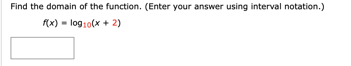 Solved Find the domain of the function. (Enter your answer | Chegg.com