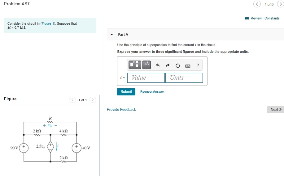 Solved Problem 4.97 4 of 9 MI Review Constants Consider the | Chegg.com