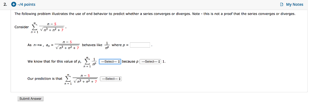 Solved 2. + -14 points BMy Notes The following problem | Chegg.com Solved 2. + -14 points BMy Notes The following problem | Chegg.com