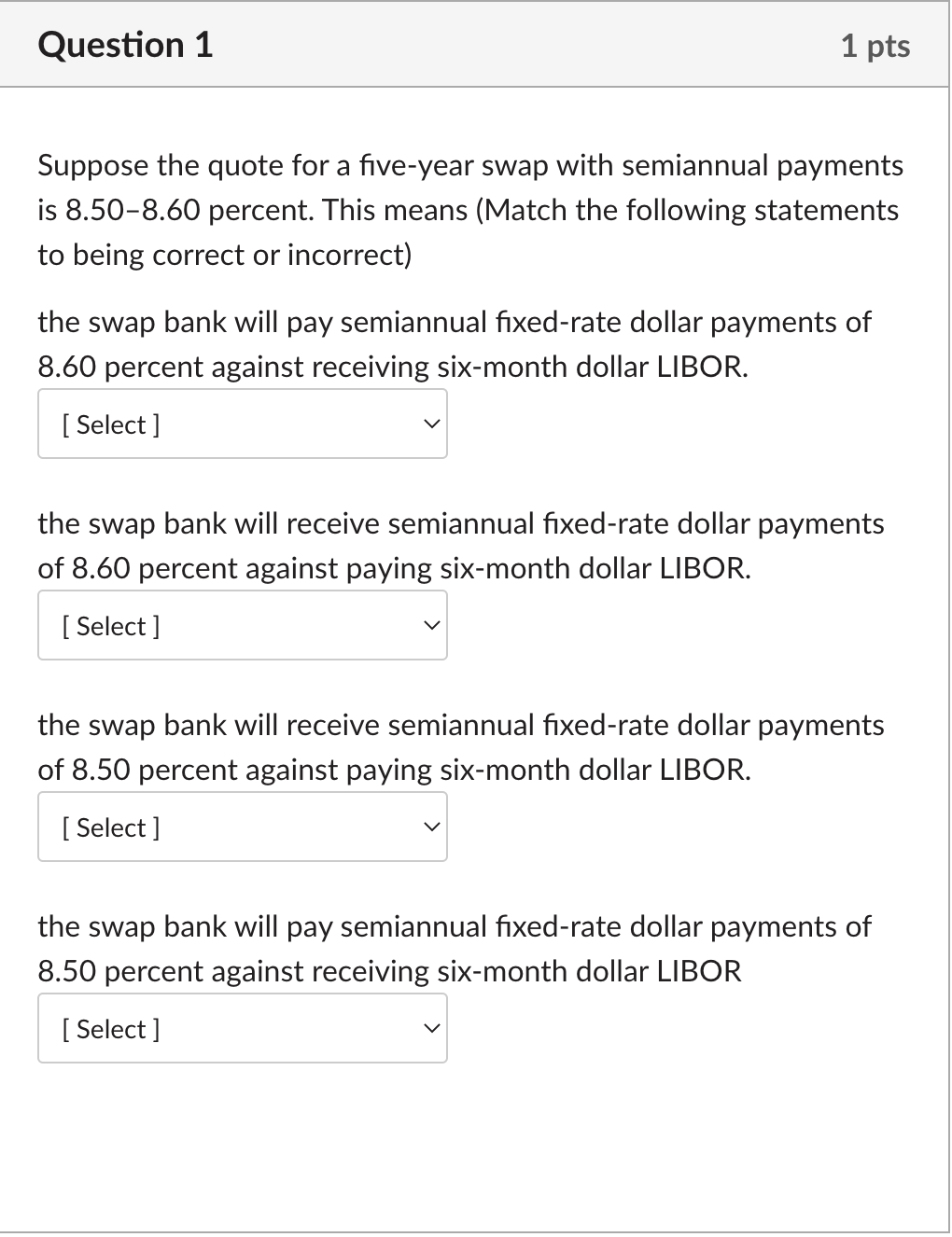 Solved Suppose the quote for a five-year swap with | Chegg.com