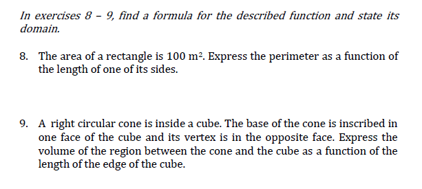 Solved In exercises 8 - 9, find a formula for the described | Chegg.com