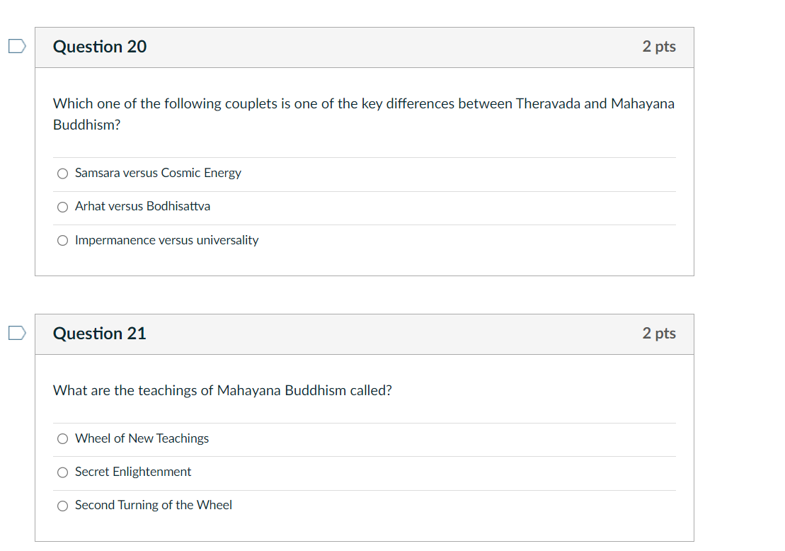 Which one of the following teachings described the | Chegg.com