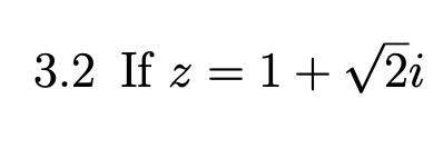 Solved 3 Find the argz ? Argz of the following complex | Chegg.com