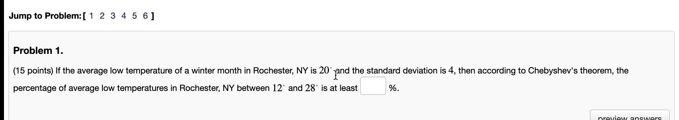 Solved (15 points) If the average low temperature of a | Chegg.com