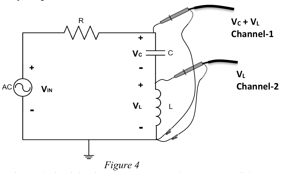 Solved In Figure 4 why cannot we connect the oscilloscope | Chegg.com