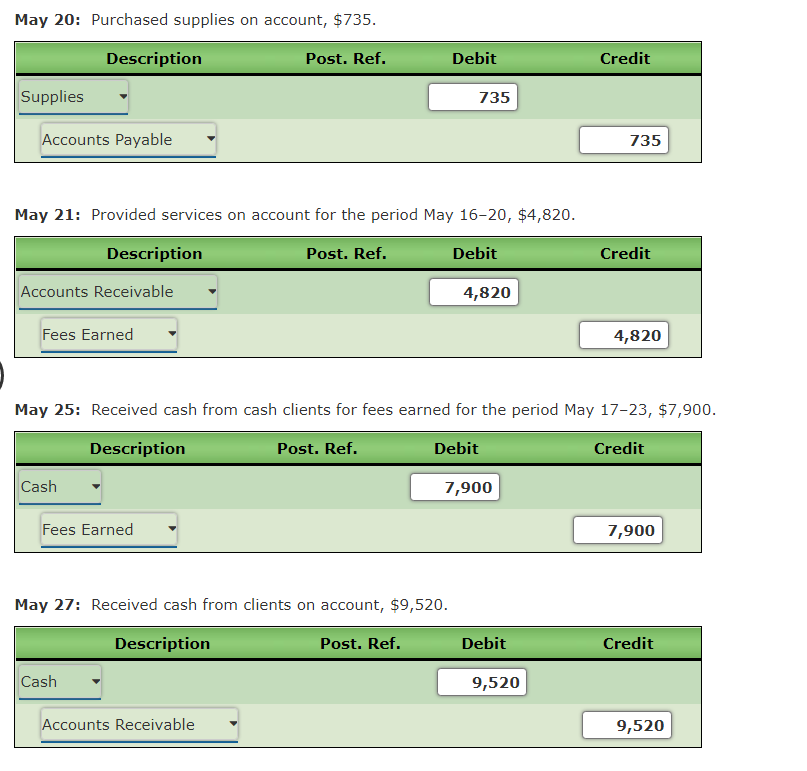 Solved Journalize each of the May transactions using Kelly | Chegg.com Solved Journalize each of the May transactions using Kelly | Chegg.com