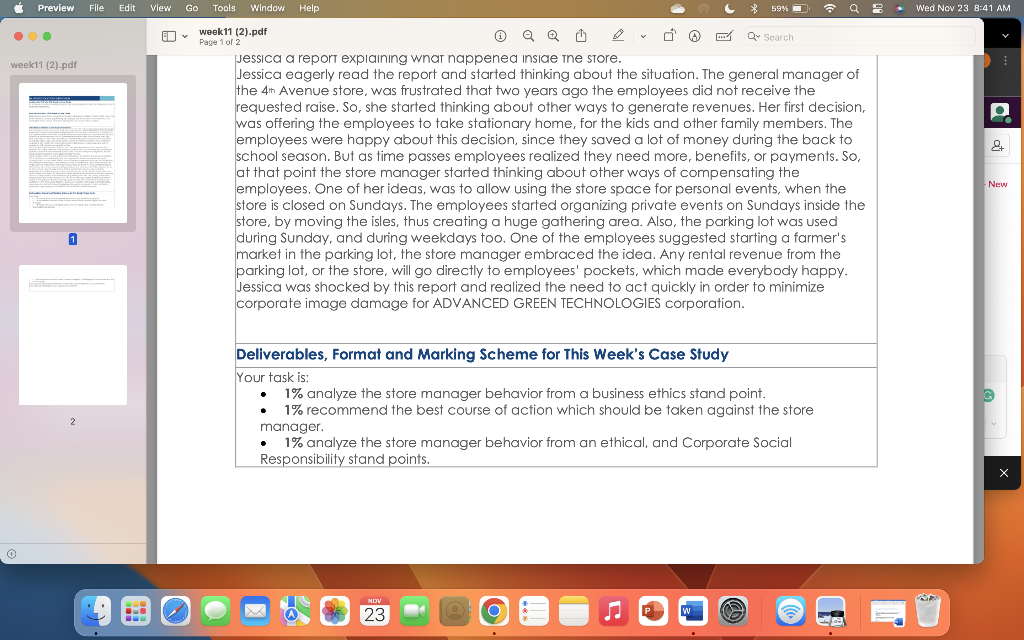 Deliverables, Format and Marking Scheme for This | Chegg.com
