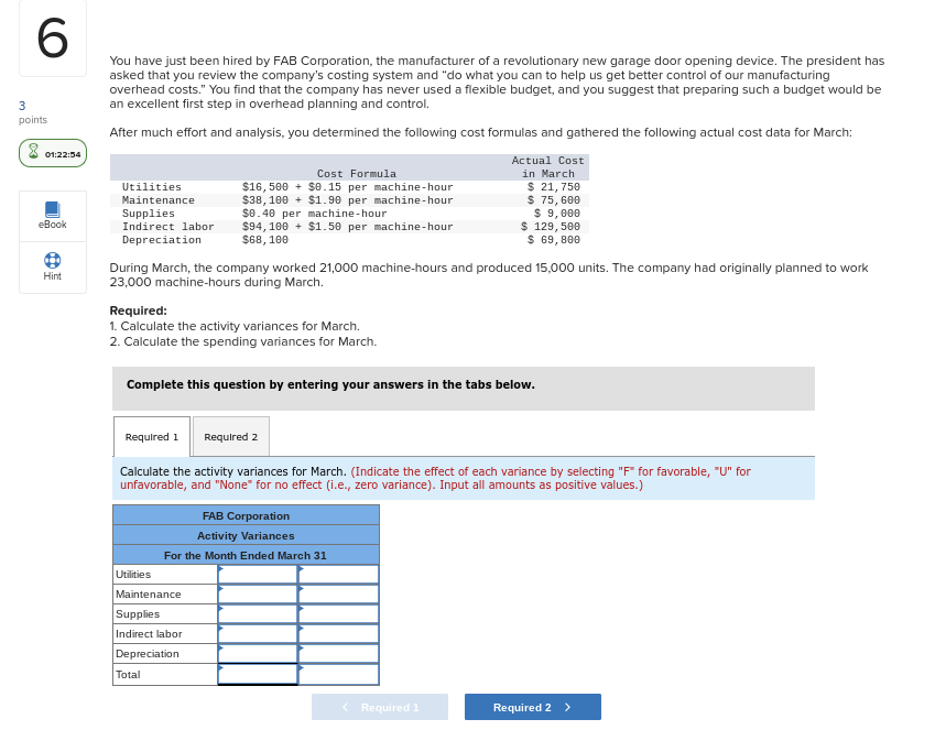 Solved You have just been hired by FAB Corporation, the | Chegg.com