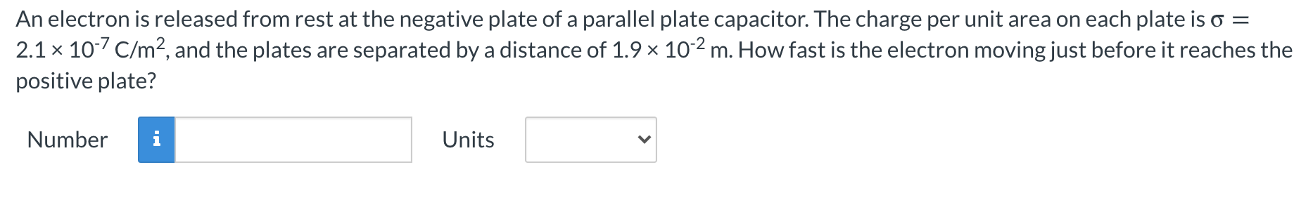 Solved An electron is released from rest at the negative | Chegg.com