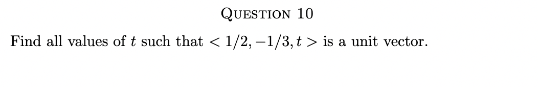Solved Find all values of t such that is a unit | Chegg.com