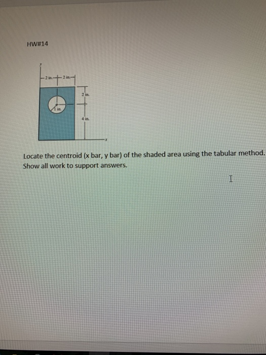 Solved Locate the centroid of the area. Label the diagram | Chegg.com