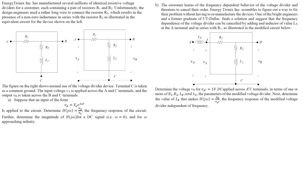 Determine the voltage vB ﻿for vA'=1VDC ﻿applied | Chegg.com