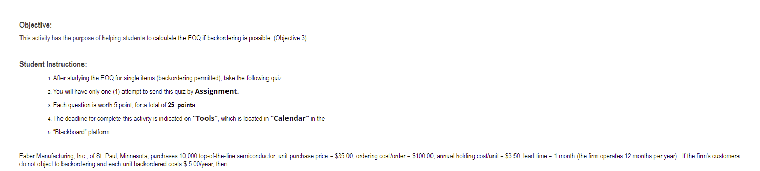 Solved Objective: This activity has the purpose of helping | Chegg.com