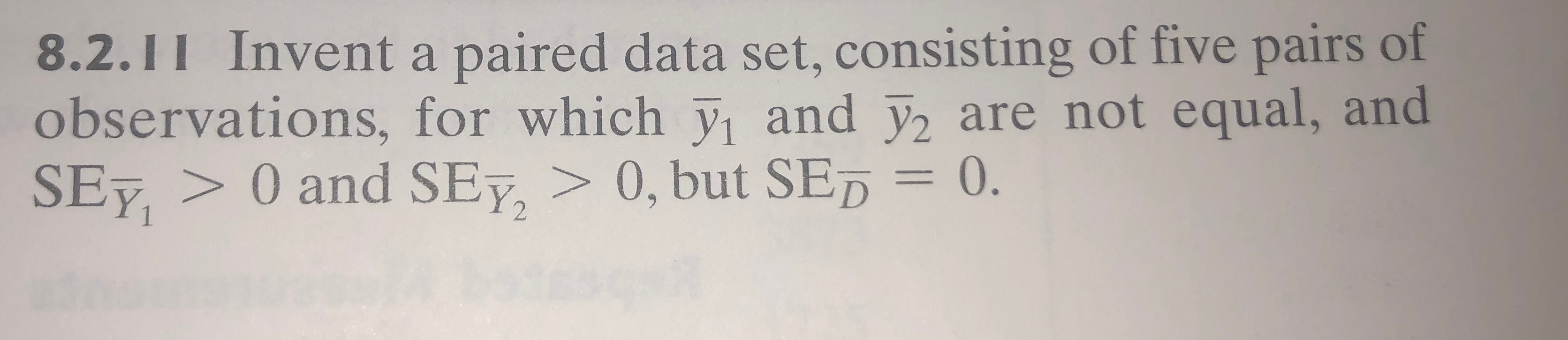Invent a paired data set, consisting of 5 pairs of | Chegg.com