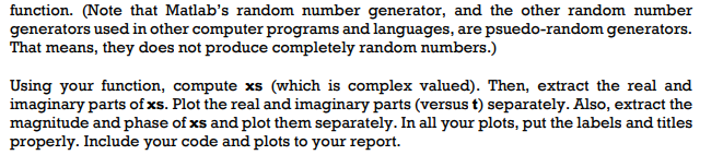 1. Sum of Complex Exponentials Consider a signal | Chegg.com