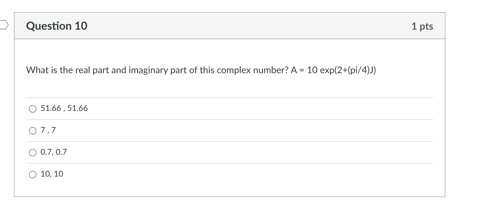 Solved What is the real part and imaginary part of this | Chegg.com