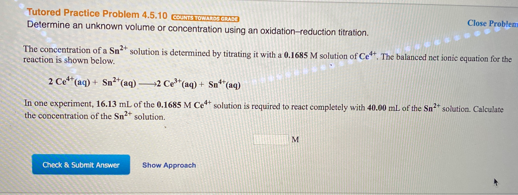 Solved Tutored Practice Problem 4.5.10 COUNTS TOWARDS GRADE | Chegg.com