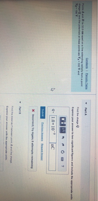 Solved ? Part A Points A and B lie 32.0 cm apart on a line | Chegg.com