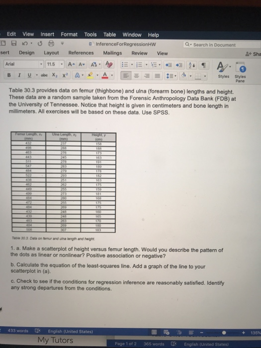 Solved Edit View Insert Format Tools Table Window Help