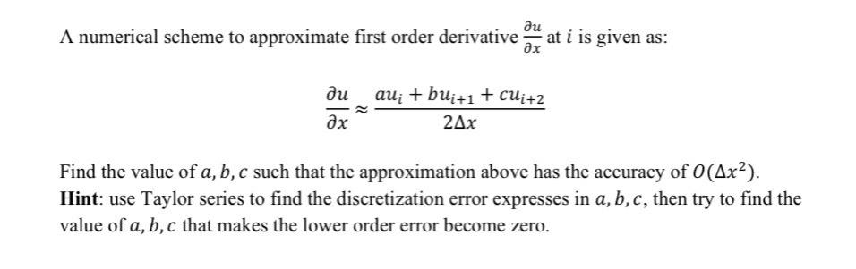 Solved A numerical scheme to approximate first order | Chegg.com