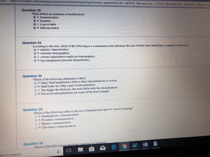 Solved ure https/obaker.edu/webapps/assessment/take/launch | Chegg.com