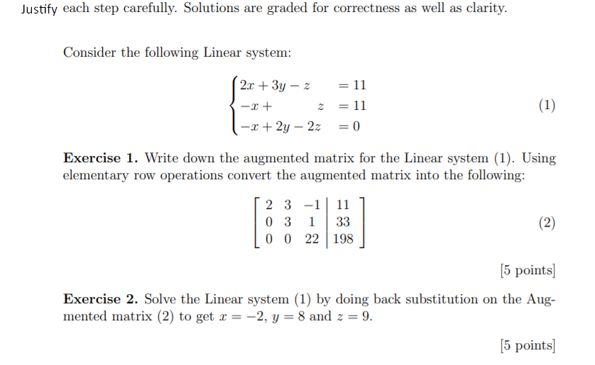 Solved Justify each step carefully. Solutions are graded for | Chegg.com