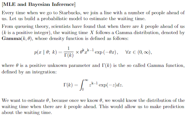 Solved [MLE and Bayesian Inference] Every time when we go to | Chegg.com