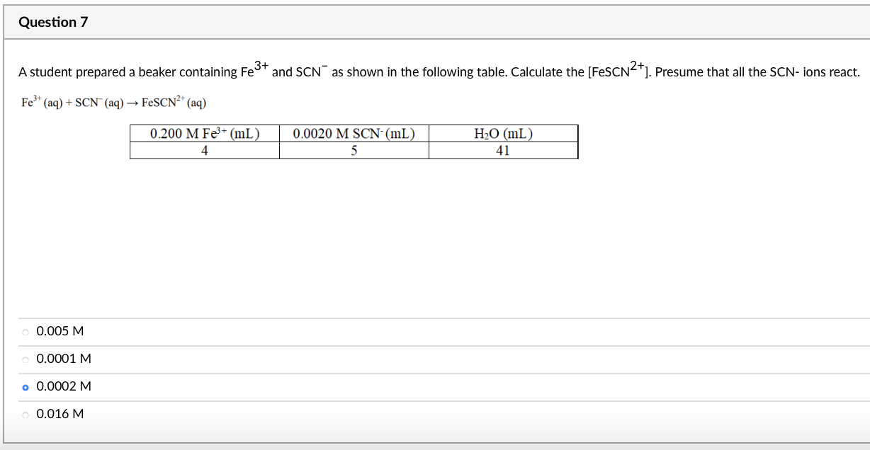 Solved Question 4 Calculate the value of Keq for the | Chegg.com
