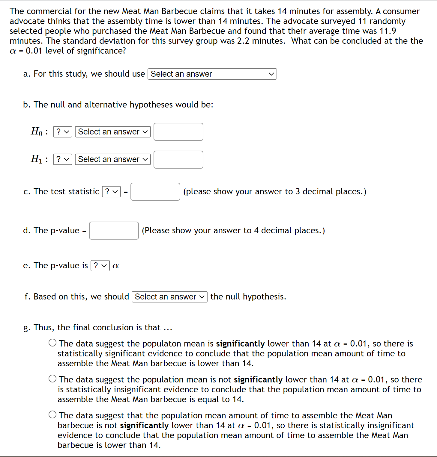 Solved The commercial for the new Meat Man Barbecue claims | Chegg.com