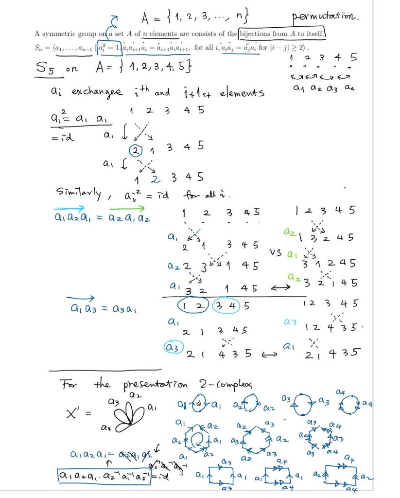 Solved = Aza1) Consider a symmetric group S4 on 4 elements. | Chegg.com