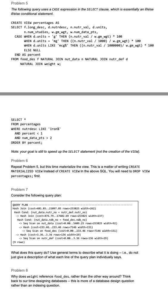 Solved Answer Format For full credit, your answer to each | Chegg.com