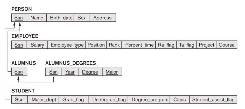 Solved Note : Option 8A: Multiple relations-Superclass and | Chegg.com
