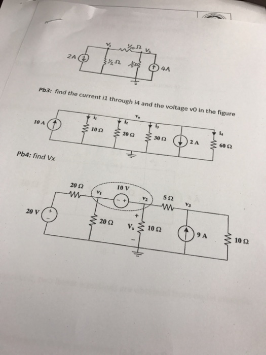 Solved Find the current il through i4 and the voltage v0 in | Chegg.com