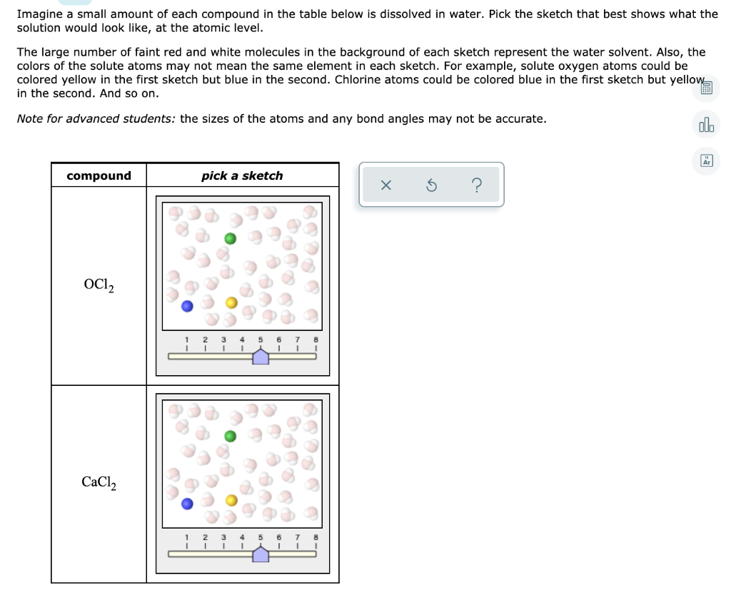 Solved Imagine a small amount of each compound in the table | Chegg.com