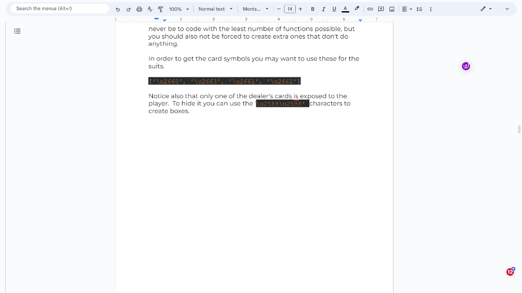 Solved Project General Description Blackjack is a card game | Chegg.com