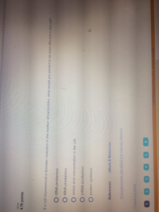 Solved If a cell experienced a dramatic reduction in the | Chegg.com