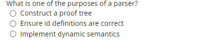 Solved What method of defining dynamic semantics converts | Chegg.com