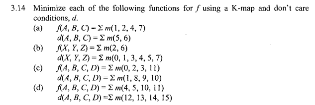Solved Minimize each of the following functions for f using | Chegg.com