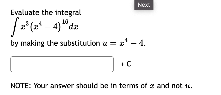Solved ∫(−3x6−x1−x64−6x)dxEvaluate the integral | Chegg.com