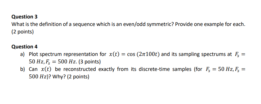 Solved Question 3 What is the definition of a sequence which | Chegg.com