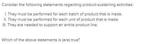 Solved Consider the following statements regarding | Chegg.com