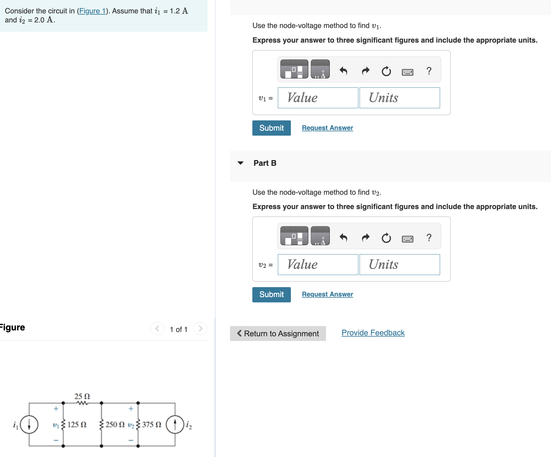 Solved Consider the circuit in (Figure 1). ﻿Assume that | Chegg.com