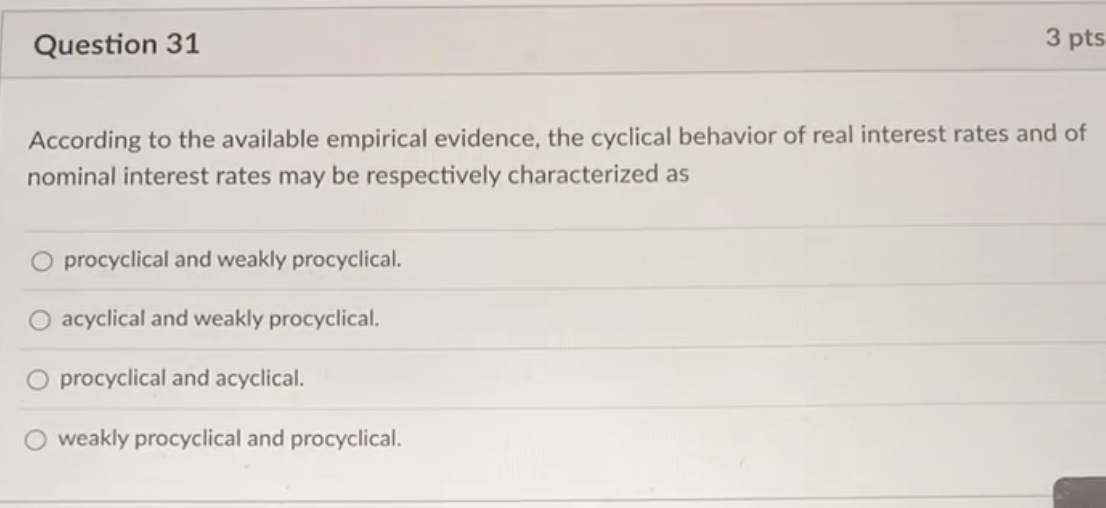Solved According to the available empirical evidence, the | Chegg.com