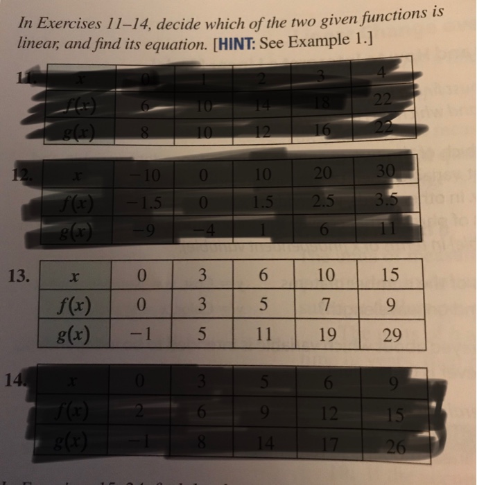 Solved In Exercises 11-14, decide which of the two given | Chegg.com