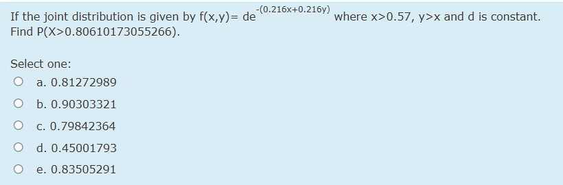 Solved code class="asciimath">If the joint distribution is | Chegg.com