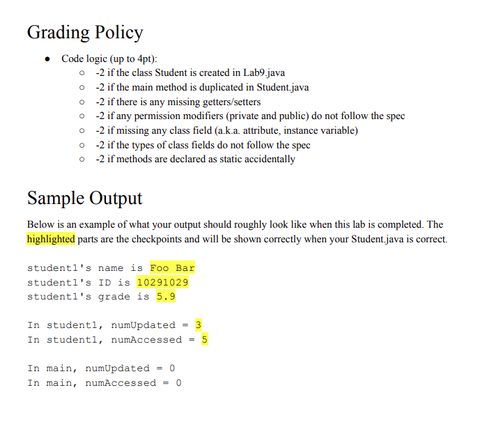 Solved Lab Problem: Getters, Setters, and Scopes In this | Chegg.com