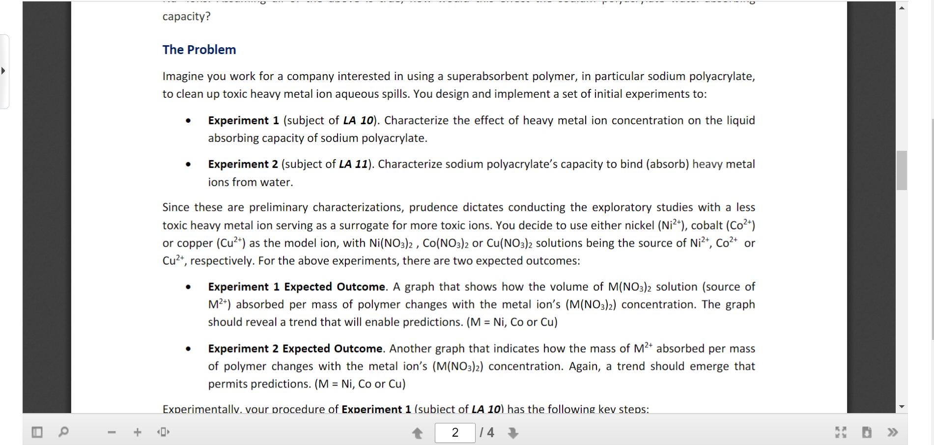 capacity? The Problem Imagine you work for a | Chegg.com