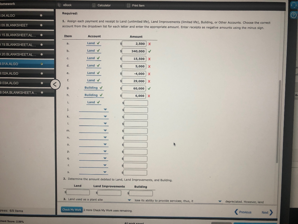 Solved eBook Calculator Print Item ons E> Allocating | Chegg.com