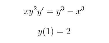 Solved 1a. Solve the following IVP using the substitution y | Chegg.com